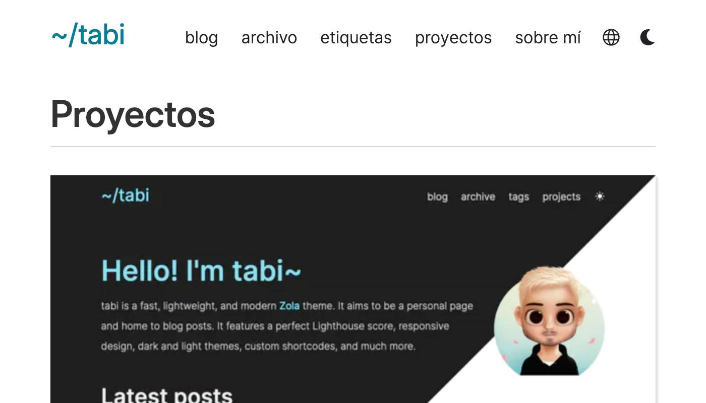 ~/tabi • Proyectos
